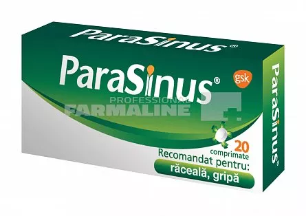 Parasinus 20 comprimate - la pret mic | Pfarma.ro