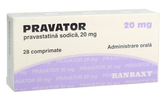 PRAVATOR 20 mg x 28 COMPR. 20mg RANBAXY U.K. LIMITED - TERAPIA - Vezi ...