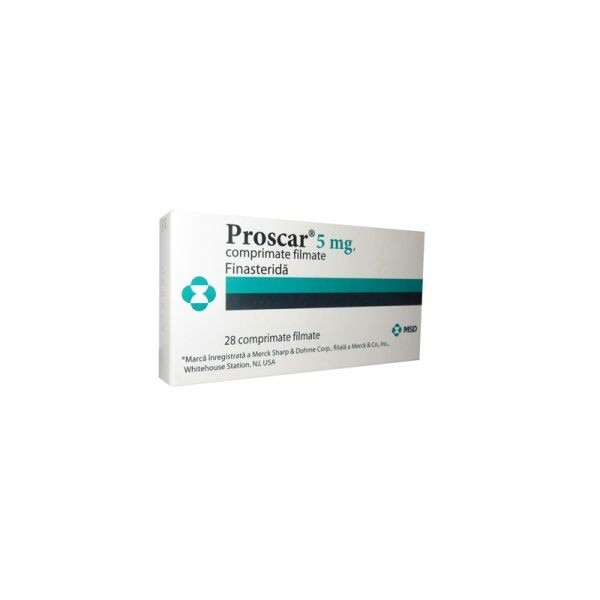 PROSCAR 5 mg x 28 COMPR. FILM. 5mg MERCK SHARP & DOHME - Vezi ...