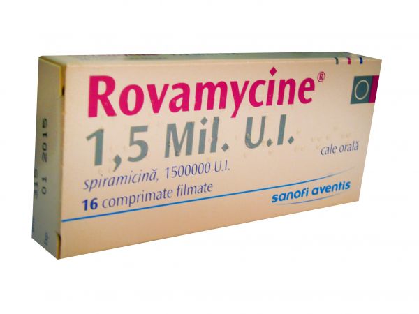 ROVAMYCINE® 1,5 Mil. UI 16 comprimate - Vezi prospectul | Pfarma.ro
