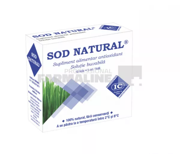 Sod Natural 5 ml 10 flacoane - la pret mic | Pfarma.ro
