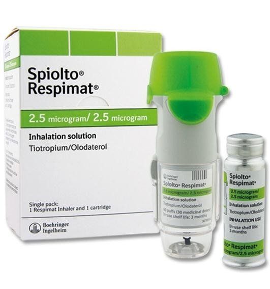 SPIOLTO RESPIMAT 2,5 micrograme/2,5 micrograme X 1 SOL. DE INHALAT 2,5 ...