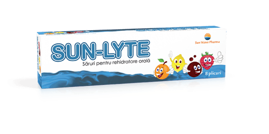 Sun Lyte Saruri de rehidratare orala 8 plicuri - la pret mic | Pfarma.ro