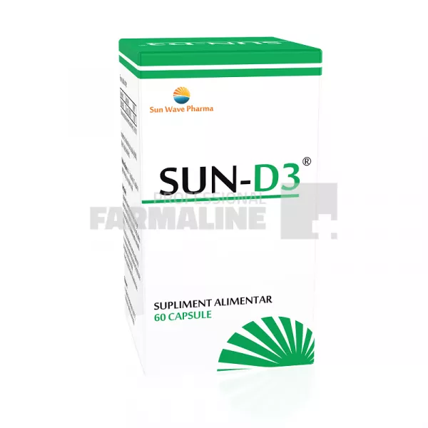 Sun-D3 60 capsule - la pret mic | Pfarma.ro