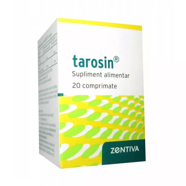 Tarosin 20 comprimate - la pret mic | Pfarma.ro