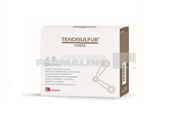 Tendisulfur forte 14 plicuri - la pret mic | Pfarma.ro