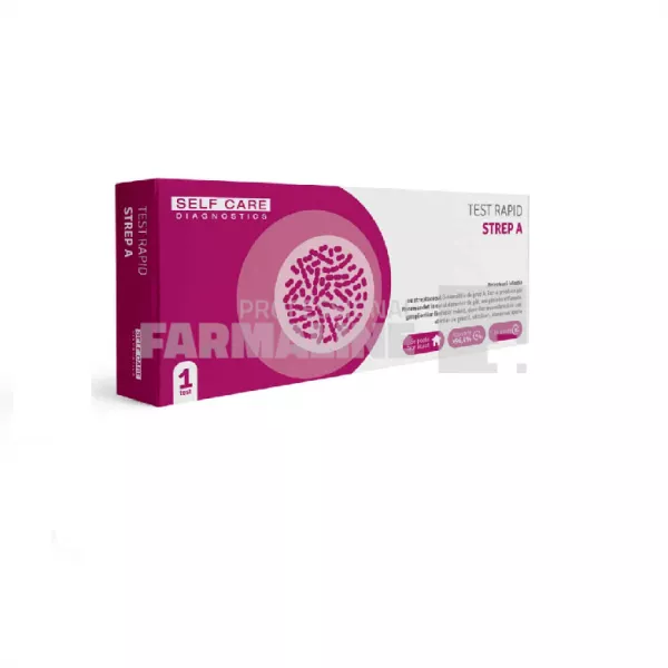 Test Rapid Streptococ A 1 bucata - la pret mic | Pfarma.ro