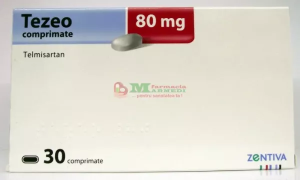 TEZEO 80 mg x 30 COMPR. 80mg ZENTIVA, K.S. - Vezi prospectul | Pfarma.ro