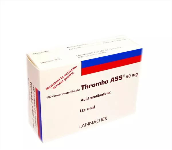 Thrombo Ass 100 comprimate 50 mg - la pret mic | Pfarma.ro
