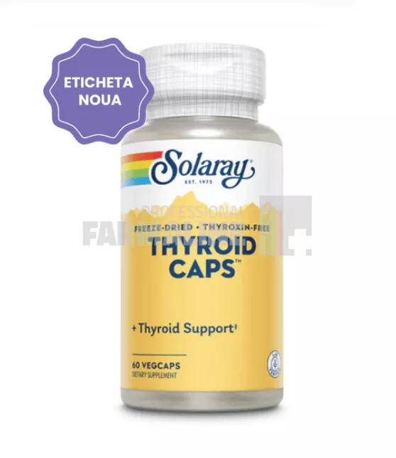 Thyroid Caps 60 capsule - la pret mic | Pfarma.ro