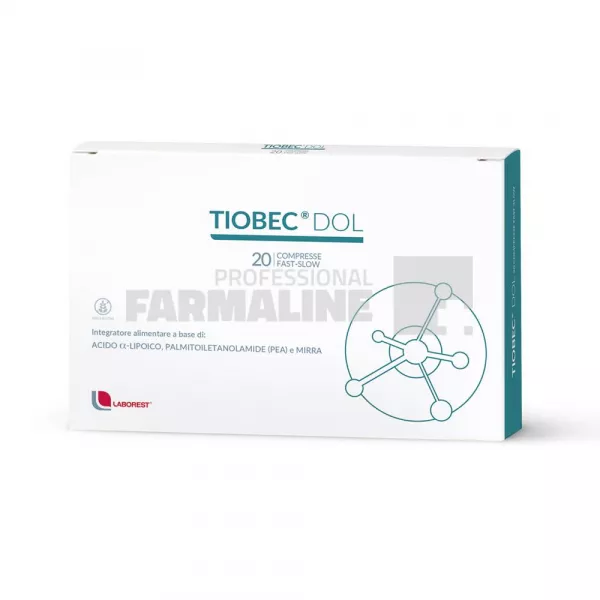 Tiobec Dol 20 comprimate filmate - la pret mic | Pfarma.ro