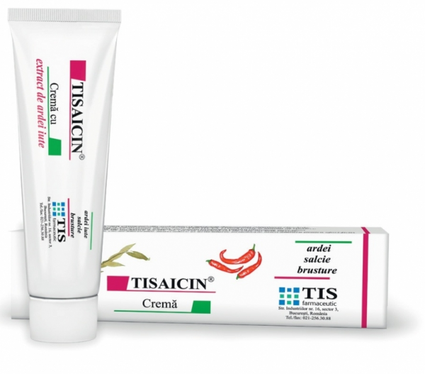 Tis Tisaicin crema 50 ml - la pret mic | Pfarma.ro