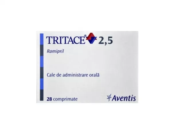 TRITACE 2,5 mg X 28 COMPR. 2,5mg SANOFI ROMANIA S.R.L - Vezi prospectul ...