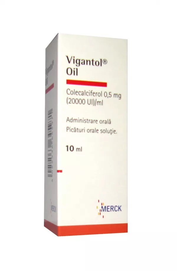 VIGANTOL OIL x 1 PIC. ORALE, SOL. 0,5mg/ml MERCK KGAA - Vezi prospectul ...