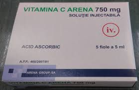 VITAMINA C ARENA 750 mg x 5 SOL. INJ. 750mg ARENA GROUP S.A. - Vezi ...