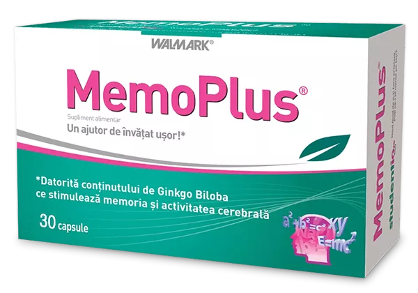 Memoplus 30 capsule - la pret mic | Pfarma.ro