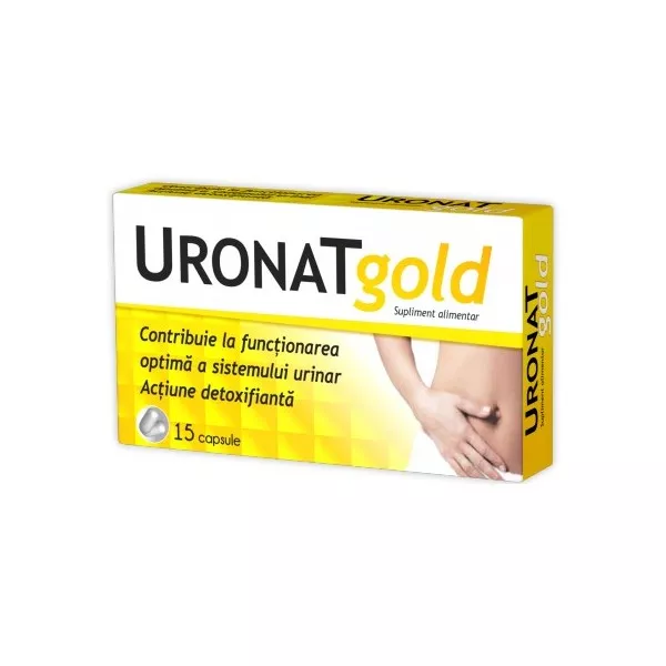 Uronat Gold 15 capsule - Pret 17.99 lei