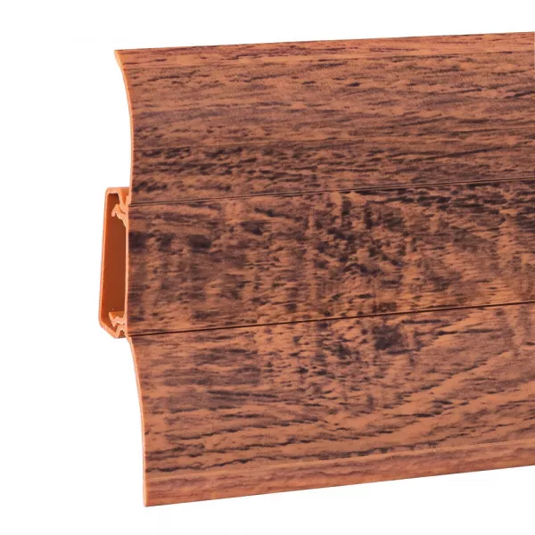 Plinte PVC parchet Plinta parchet PVC, cu canal cablu, Perfe...