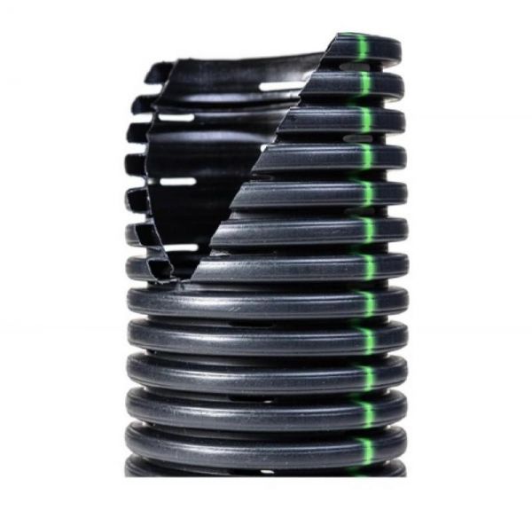 Tuburi pvc gofrat Tub drenaj, negru, colac, L=50m, D.125mm 5...