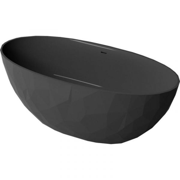 Cazi de baie Cada compozit, ovala, Marmite, BT0564, negru ma...