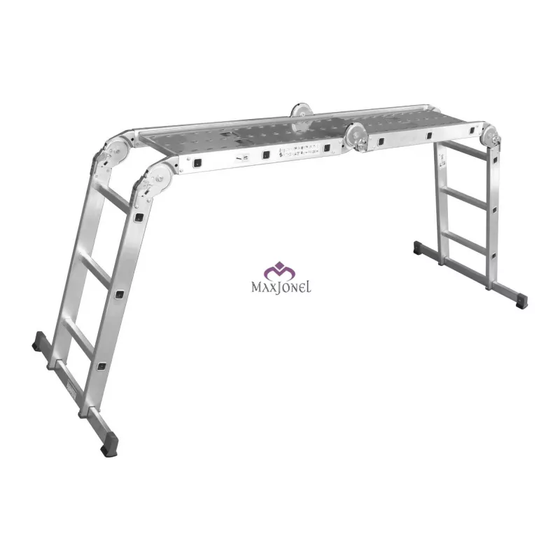Scara multifunctionala 4x3 trepte cu platforma Aluminiu MAX1...