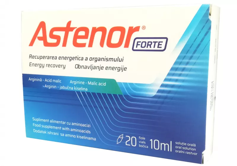 Afecțiuni hepatice ASTENOR FORTE SOL ORALA 10ML 20 FIOLE BI...