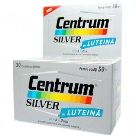 Vitamine și minerale CENTRUM SILVER 50+ LUTEINA X 30 CP. A1...