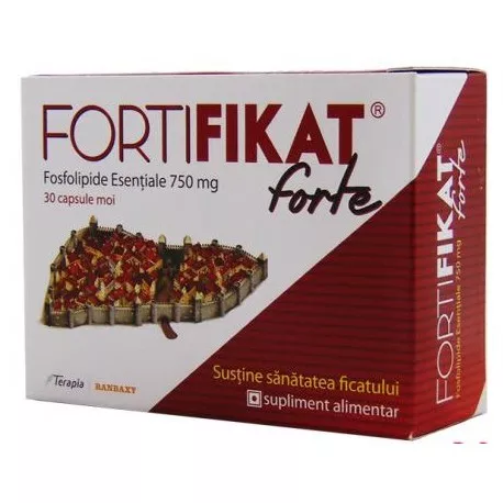 Afecțiuni hepatice FORTIFIKAT FORTE 30 CAPS.MOI TERAPIA N12...