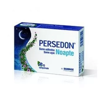 Somn liniștit PERSEDON NOAPTE 15CP SANDOZ N12908832_002X003...