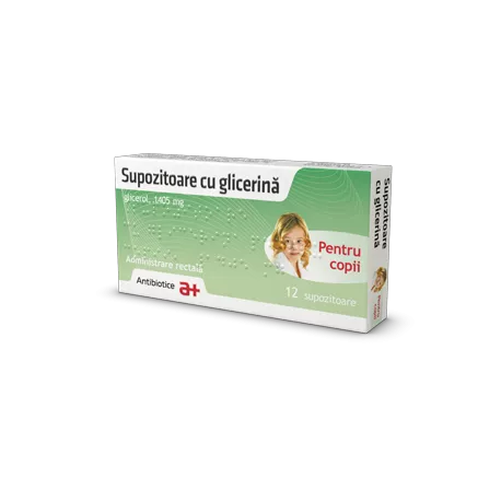 Supozitoare și ovule SUPOZITOARE CU GLICERINA PT COPII x 12...