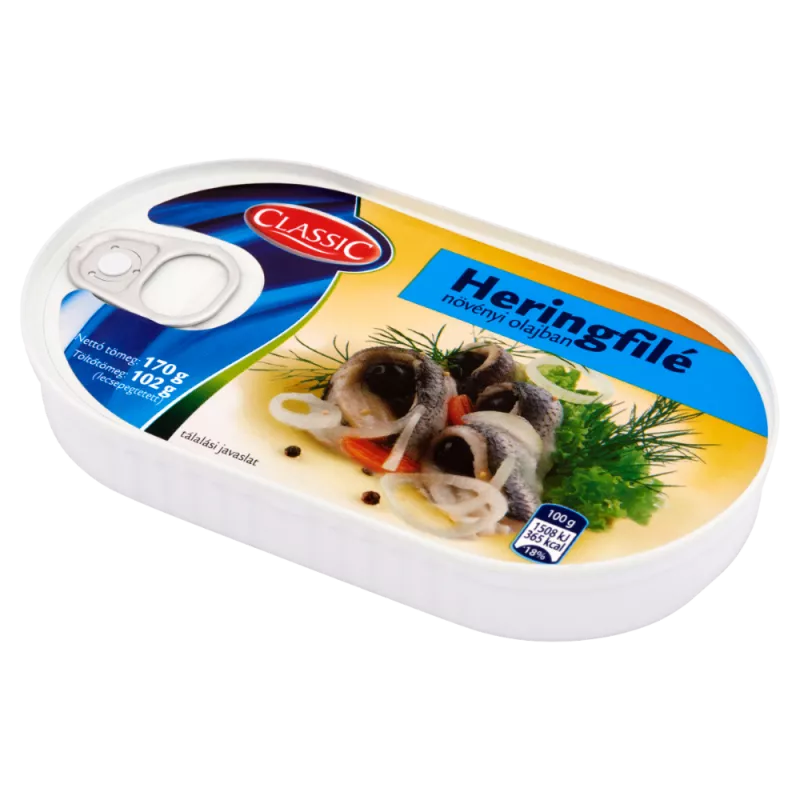 Conserve peste CONSERVA FILE DE HERING IN ULEI VEGETAL CLASS...
