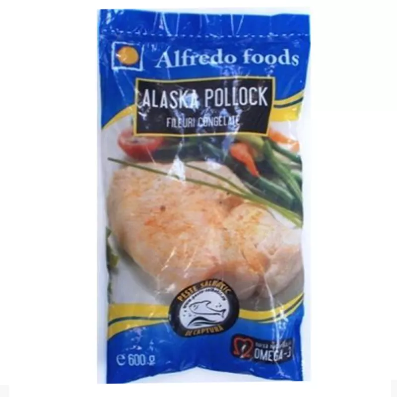 Peste congelat FILE COD ALASKA POLLOCK CONG.ALFREDO 600G # 2...