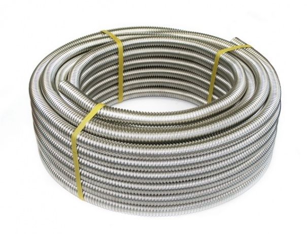 Țeavă din inox flexibilă gofrată DN20 - 1`` Tiemme ...