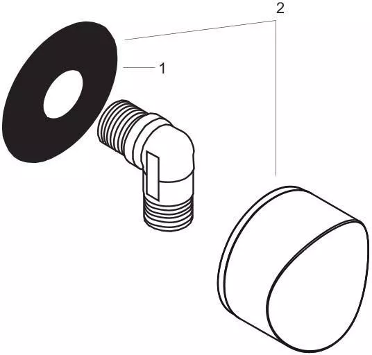 Cot dus Hansgrohe Fixfit 27453000, 1/2'' x 1/2'', anti-reflu… Cot dus Hansgrohe Fixfit 27453000, 1/2'' x 1/2'', anti-reflu…