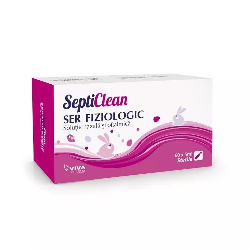 SEPTICLEAN SER FIZIOLOGIC 60 X 5 ML |83.49 lei | Larafarm.ro