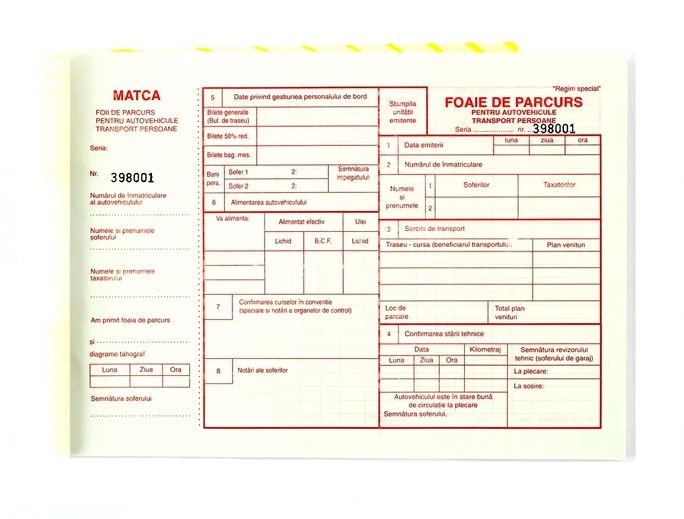 Formulare tipizate NB_HRT | FOI PARCURS PERSOANE A4 INSERIAT...