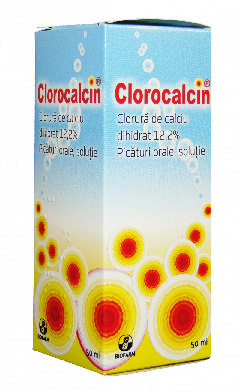 Clorocalcin 12,2% Solutie orala picaturi x 50ml