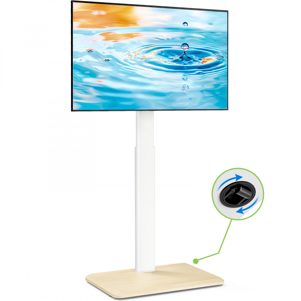 Standuri mobile pe roti Stand TV mobil, roti retractabile, r...