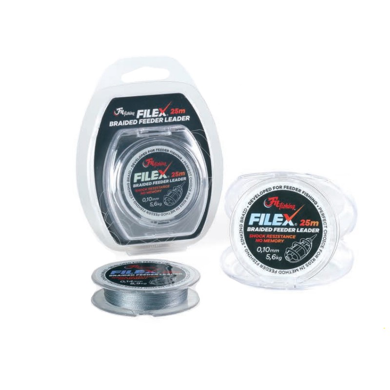 FIR TEXTIL FILFISHING FILEX BRAID, 25m 0.10mm/5.6kg snz.ro