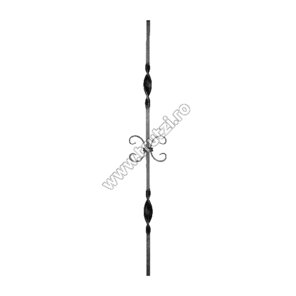 Montanți și panouri balustrade 2120401 MONTANT BALUSTRADA ...