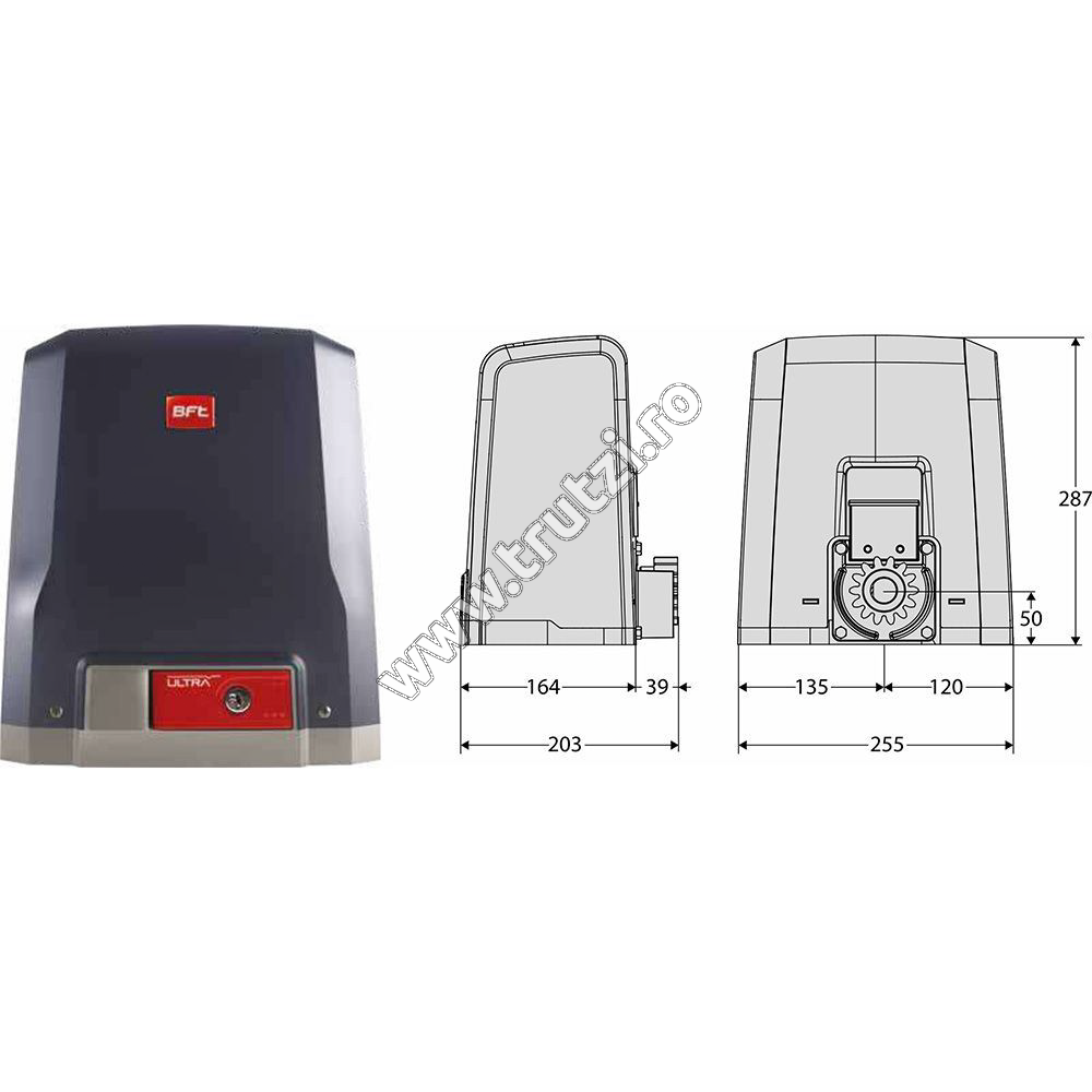 Sisteme porți MOTOR "DEIMOS AC KIT A800 SL DN" PT. POARTA C...