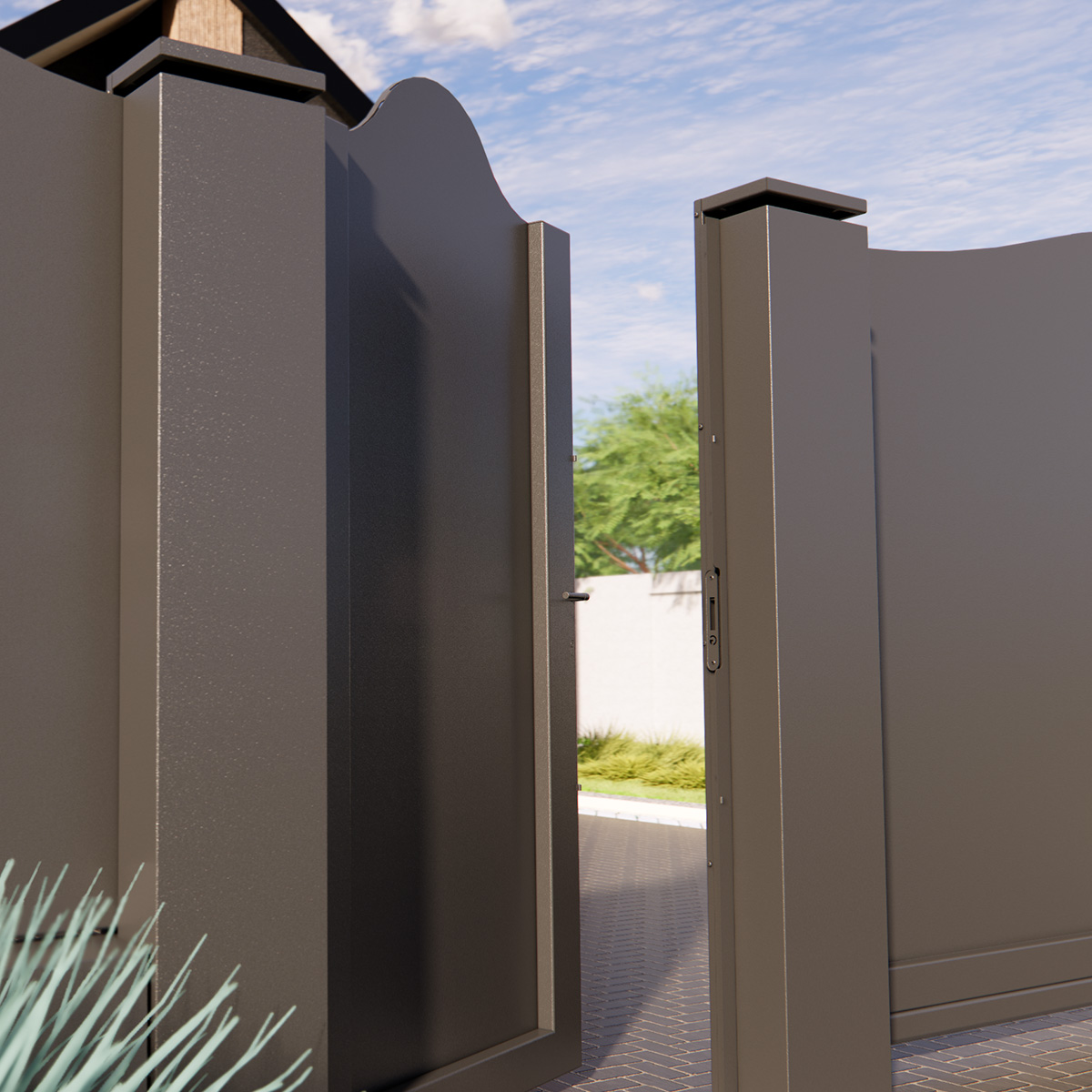 Omega Set porti metalice model OMEGA, poarta batanta, poarta...