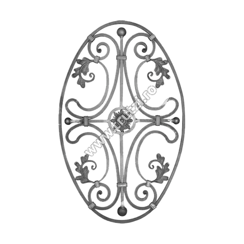 Panouri 13091 PANOU FORJAT SECT 12X12 MM LIS, H 800 MM, L 50...