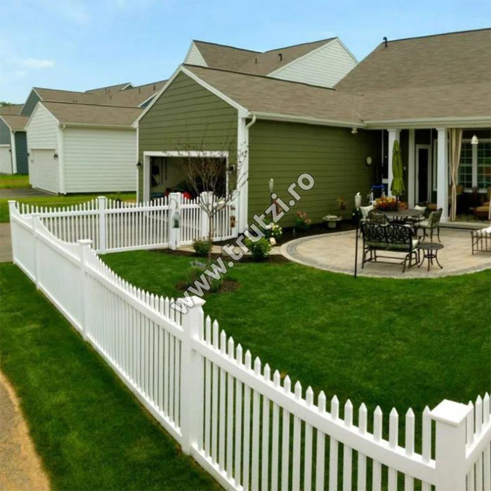 Porți și garduri din PVC 15821 PANOU GARD PVC MODEL ZEBRA ...