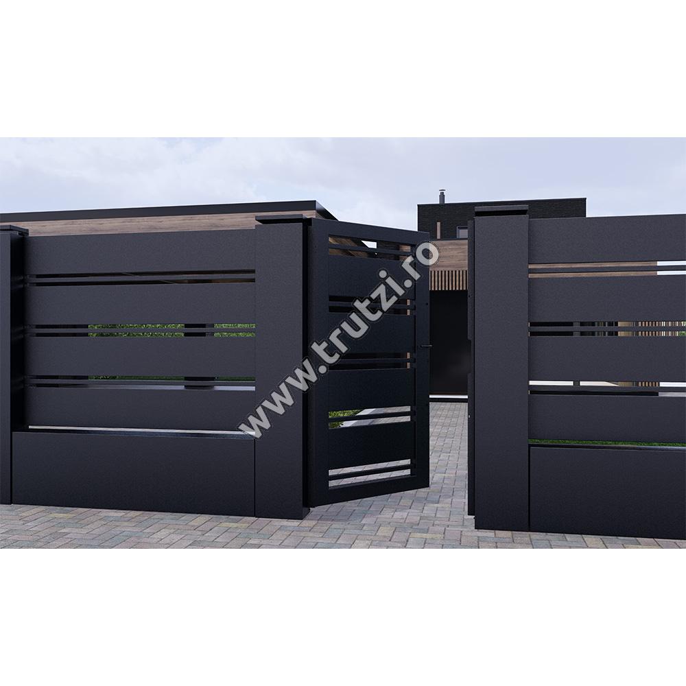 Porți și garduri din colectia Casette TZ01.100.01 Sistem p...
