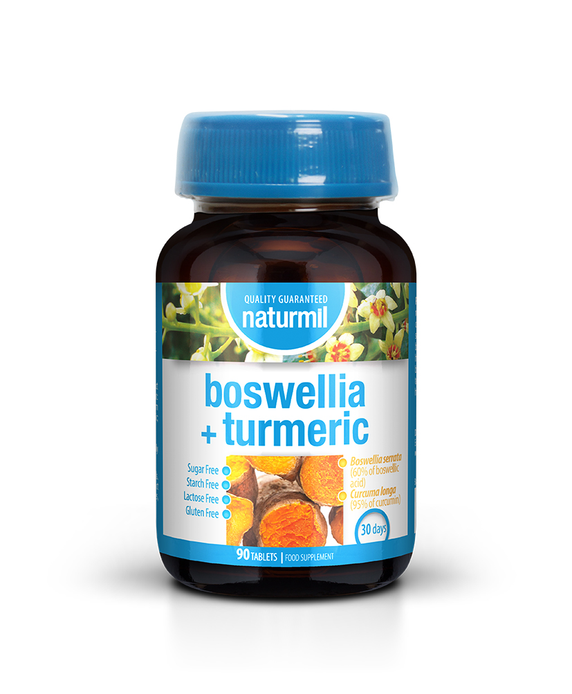 Antiinflamatoare BOSWELLIA + TURMERIC, 90 tablete SUPX000008...