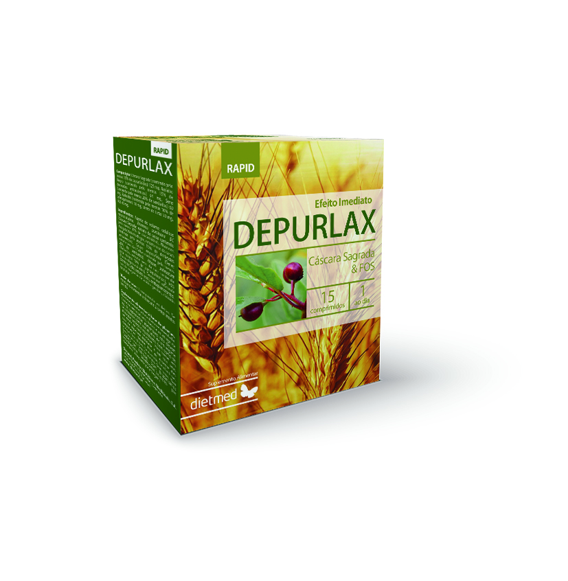 DEPURLAX RAPID, 15 comprimate - ajuta la reglarea tranzitului intestinal