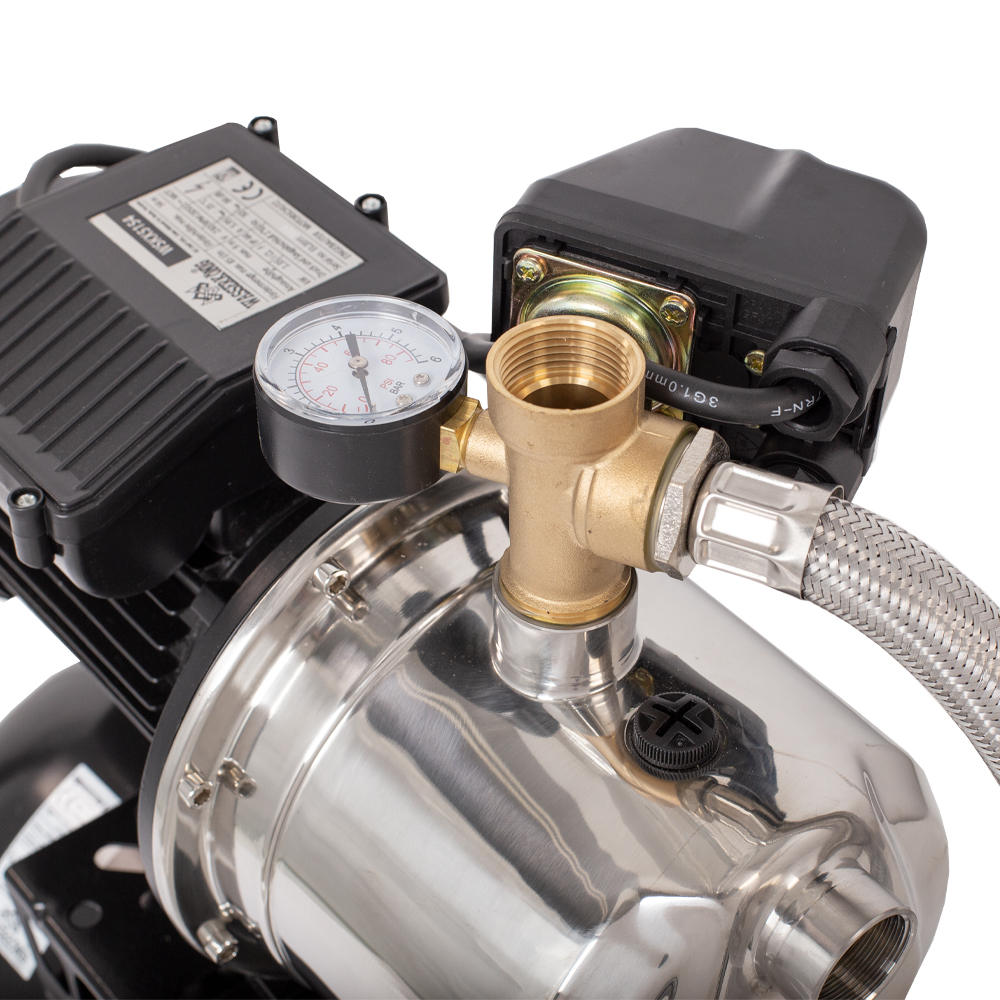 Hidrofor cu pompa autoamorsanta, corp inox, putere 1350 W, 9 m, debit ...