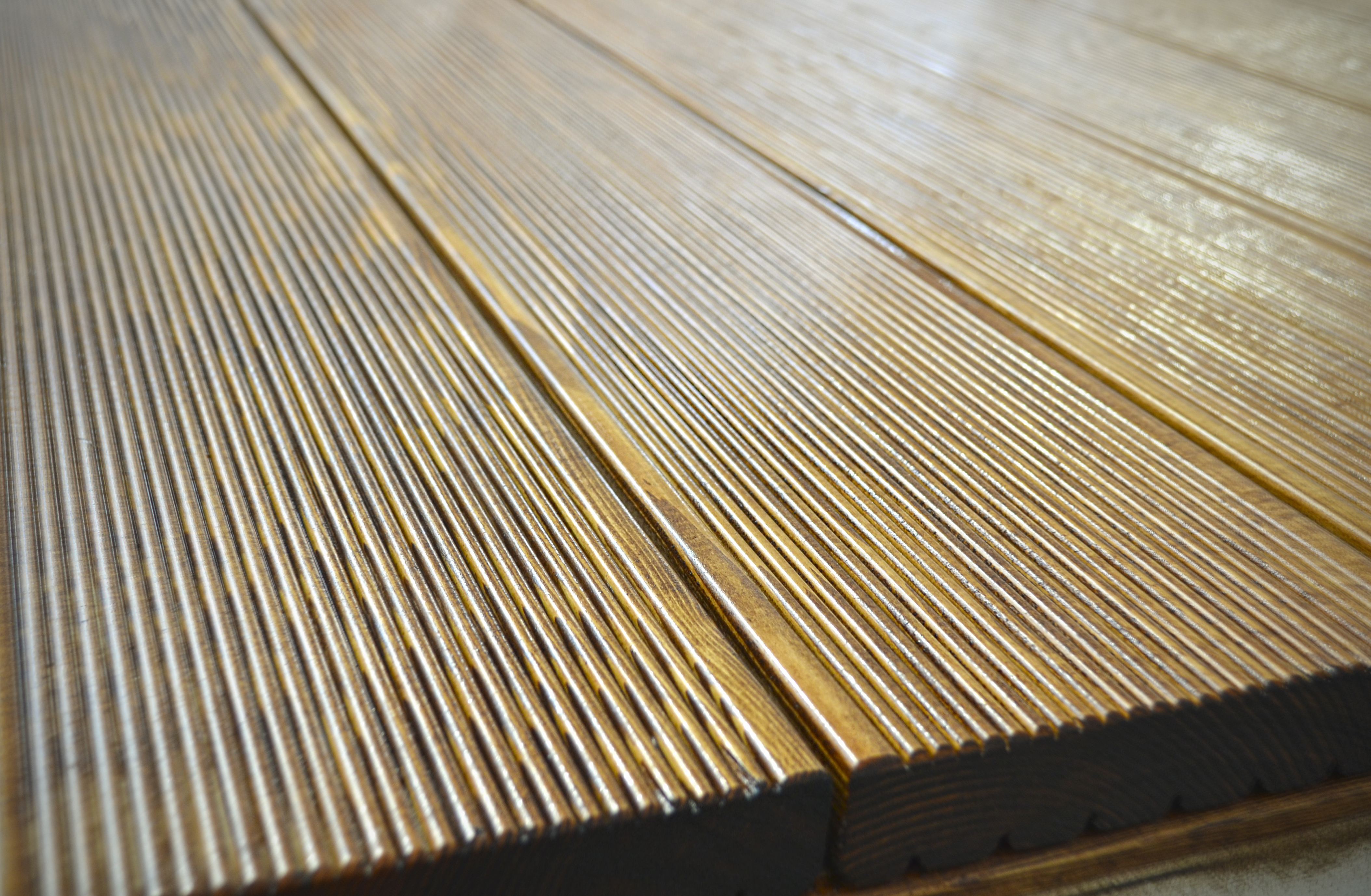 Dusumea lemn masiv Dusumea lemn larice (Deck Velvet) 27mm grosime, 142 ...