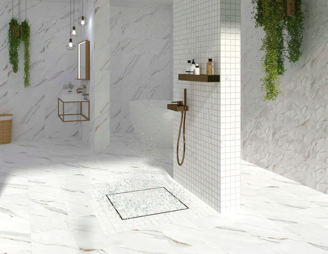 Mozaic ceramic Mozaic interior si exterior Cesarom Statuario...